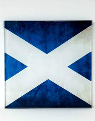 Glass Coaster - SALTIRE – Scotland's Bothy