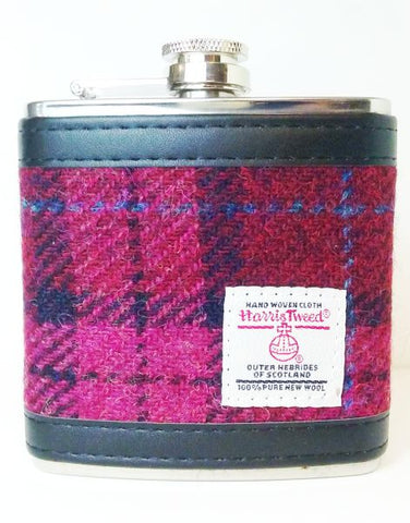 Harris Tweed Hip Flask 6oz - Stewart Royal – Scotland's Bothy