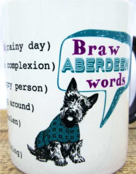 Braw Aberdeen Words Mug – Scotland's Bothy