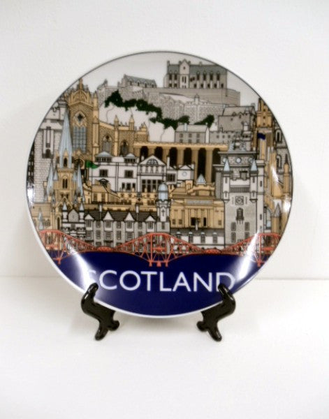 Landmarks of Scotland Ceramic Plate – Scotland's Bothy