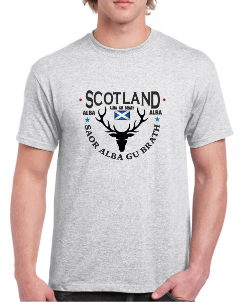 Scotland Saor Alba Gu Brath T-Shirt – Scotland's Bothy