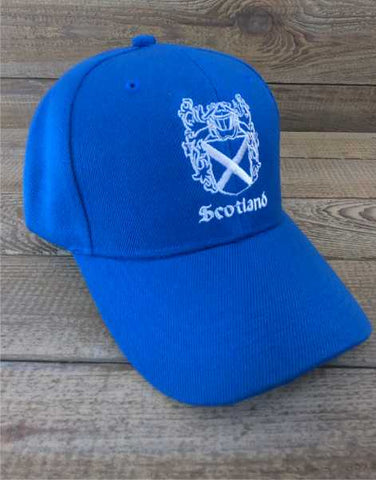 Scotland Baseball Cap - Blue Red Trim – Scotland's Bothy