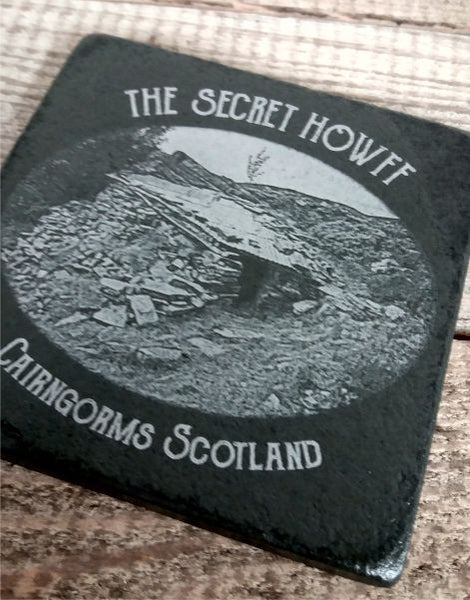 Photo Coaster - The Secret Howff (C19) – Scotland's Bothy