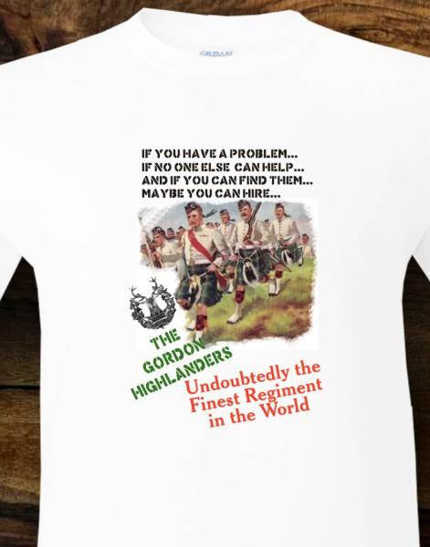 Gordon Highlanders T-Shirt (Charge!) – Scotland's Bothy